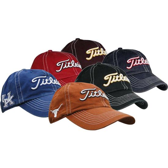Titleist Men's Collegiate Golf Caps Golfballs.com